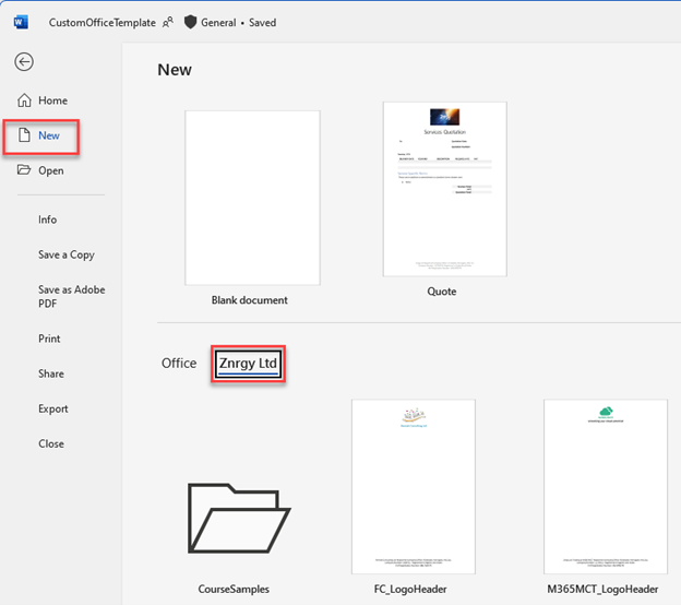 Managing Custom Office Templates With An Organization Assets Library Managing Custom Office Templates With An Organization Assets Library